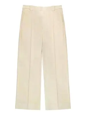 SLOWEAR Pleated Corduroy Trousers - Neutrals