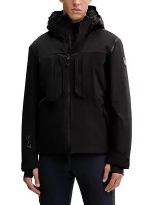 Emporio Armani Hooded Ski Jacket - Black