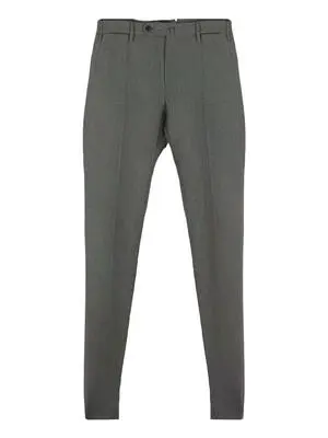Incotex Wool Blend Tailored Trousers - Grey