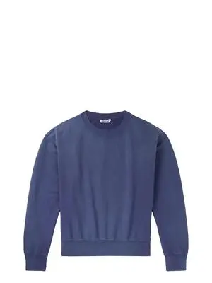 Auralee Cotton-jersey Sweatshirt - Blue