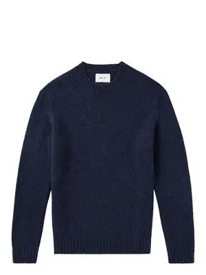 Nn07 NN07 Lee 6598 Merino Wool-Blend Sweater Navy