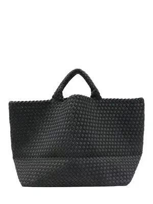 NAGHEDI Large St. Barths Woven Tote Bag - Black