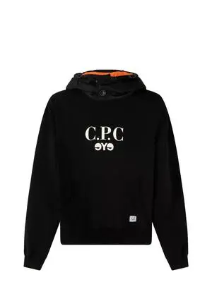 Junya Watanabe X C.p. Company Logo-print Hoodie - Black