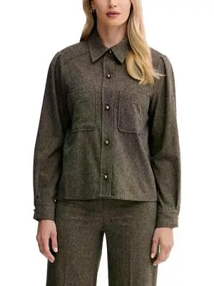 SESSUN Long Sleeve Shirt - Brown