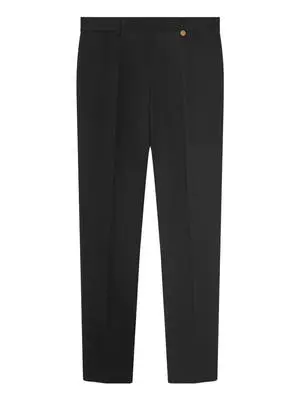 Versace Medusa Button Trousers - Black