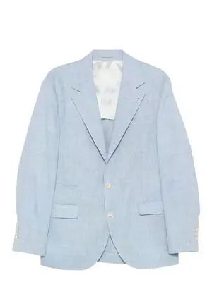 Brunello Cucinelli Single-breasted Blazer - Blue