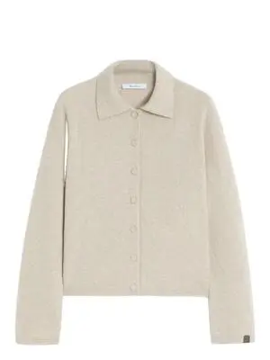 Max Mara Cashmere Knit Cardigan - Beige