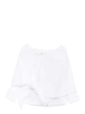 Max Mara Curvone Cotton Blouse - White