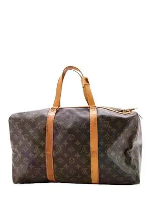 LOUIS VUITTON Sac Souple Handbag Monogram Canvas 45 - Brown