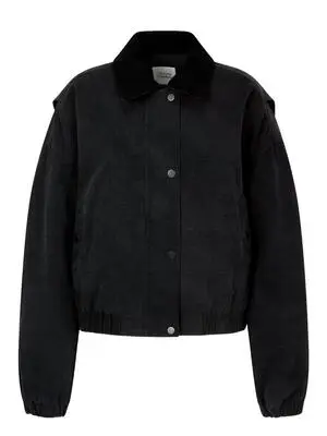 STUDIO TOMBOY Collared Cotton Jacket - Black
