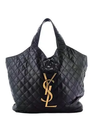 Saint Laurent Icare Maxi Tote Bag - Black