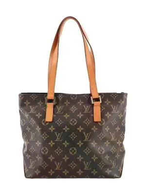 LOUIS VUITTON Cabas Piano Monogram Canvas Tote Bag - Brown