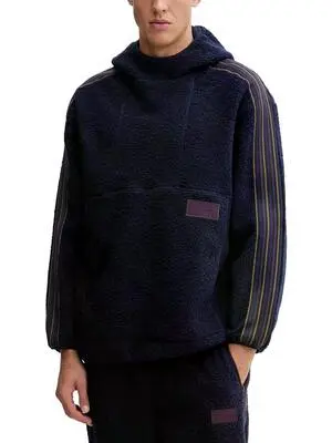 Emporio Armani Striped Hoodie - Blue