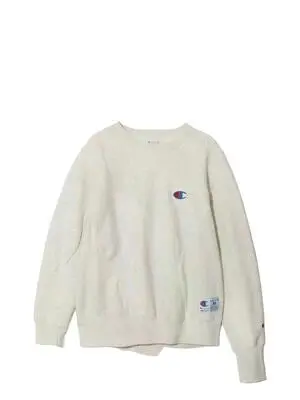 UNDERCOVERISM X Champion Appliqué Sweatshirt - Neutrals