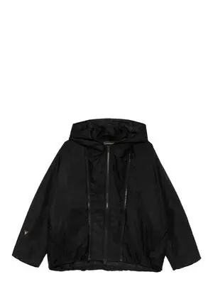 MACRON Hooded Zip Jacket - Black