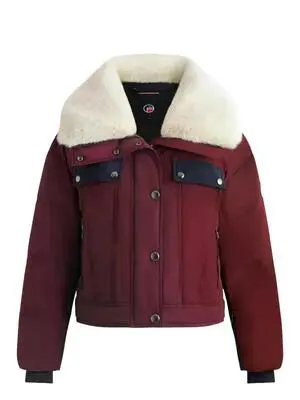 Fusalp Lakki Faux-fur-collar Jacket - Red