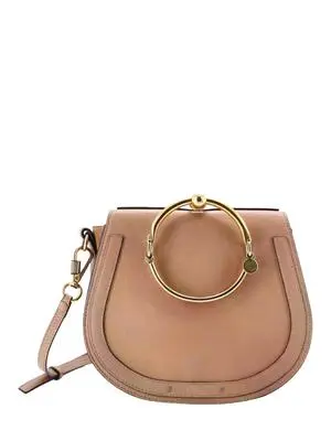 Chloé Nile Leather Medium Crossbody Bag - Brown
