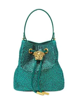 Versace La Medusa Mini Bucket Bag - Green