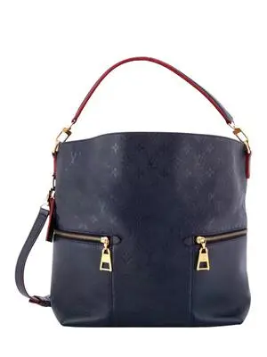 LOUIS VUITTON Melie Hobo Bag Monogram Empreinte Leather - Blue