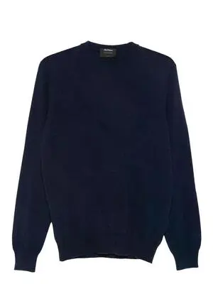 DELL'OGLIO Crew Neck Sweater - Blue