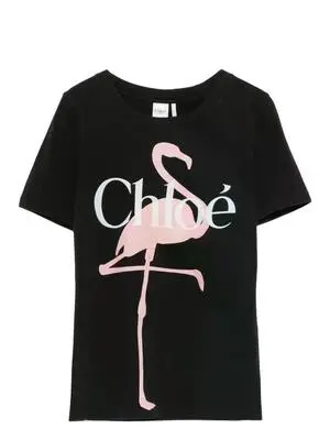 Chloé Logo T-shirt - Black