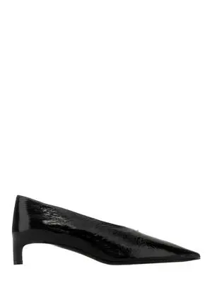 JIL SANDER 40mm Leather Pumps - Black