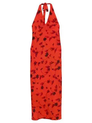 Faithfull The Brand Rosa Maxi Dress - Red