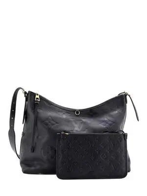 LOUIS VUITTON Carryall Monogram Empreinte Giant Mm Hobo Bag - Black