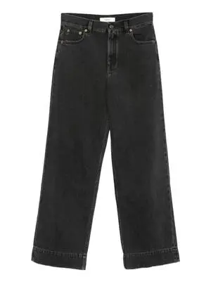 Chloé Logo-patch Jeans - Black