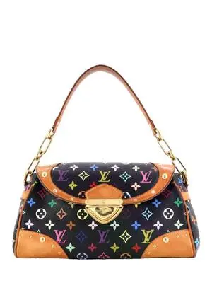 LOUIS VUITTON Beverly Handbag Monogram Multicolor Mm Shoulder Bag - Black