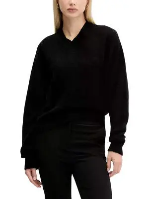 Hugo V-neck Sweater - Black