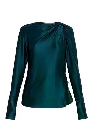 VICTORIA BECKHAM Long-Sleeve Blouse