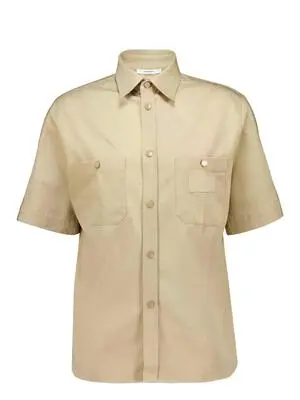 Givenchy Short-sleeve Cotton Shirt - Neutrals