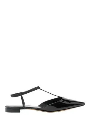 ERALDO Point-toe Flat Pumps - Black