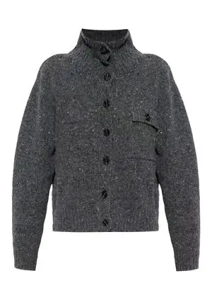 SAMSOE SAMSOE Salois Button-fastening Cardigan - Grey