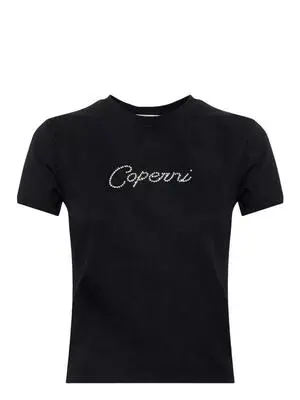 Coperni Logo-embellished T-shirt - Black