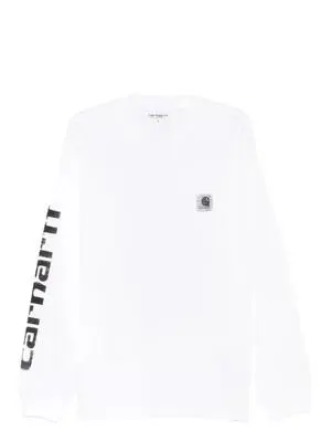 Carhartt Work In Progress Archive Script T-shirt - White