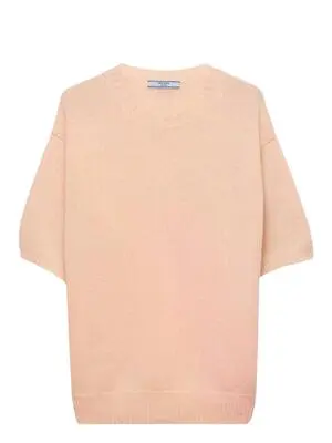 Prada Short-sleeve Crew-neck Sweater - Orange