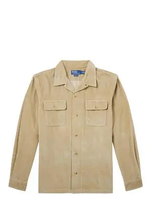 Polo Ralph Lauren Convertible-collar Cotton-corduroy Shirt - Neutrals