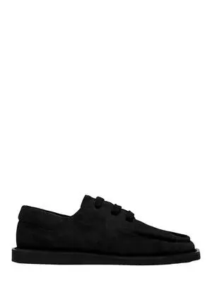 REFERENC Suede Lace-up Shoes - Black