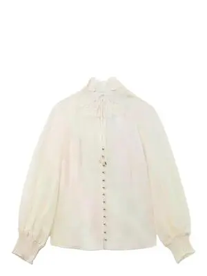 Zimmermann Rebellion Blouse - Neutrals