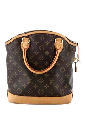 LOUIS VUITTON Lockit Pm Monogram Satchel - Brown