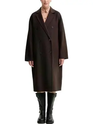 Marc O'polo Double-breasted Coat - Brown