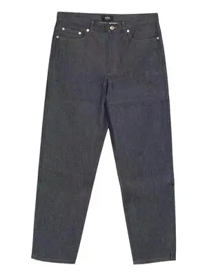 A.p.c. Cotton Denim Trousers - Blue