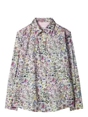 Paul Smith Floral Buttoned Shirt - White