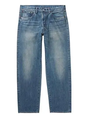 A.PRESSE Straight-leg Selvedge Denim Jeans - Blue