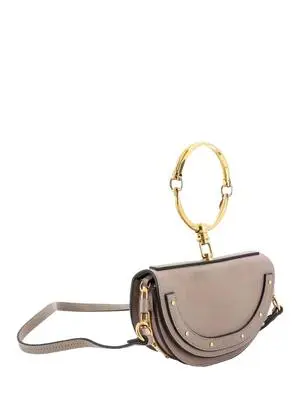 Chloé Nile Leather Mini Crossbody Bag - Neutrals