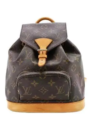 LOUIS VUITTON Montsouris Monogram Canvas Pm Backpack - Brown