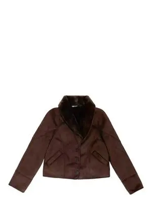Bimba Y Lola Buttoned Jacket - Brown