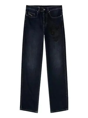 DIESEL® 2001 D-macro Embroidered Jeans - Blue